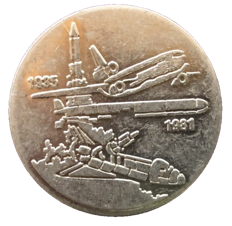 Convair Aerospace Division General Dynamics 1935-1981 Coin Token Space ...