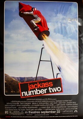 JACKASS NUMBER 2 Official Double-Sided Movie Poster 27X40 (Original) | eBay