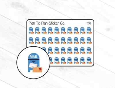1793~~Mailbox/Post Office Planner Stickers. | eBay