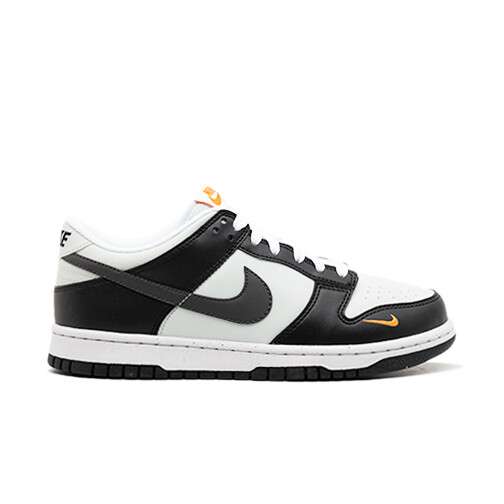 Size 4 (GS) - Nike Dunk Low Black Bright Mandarin for sale online | eBay UK
