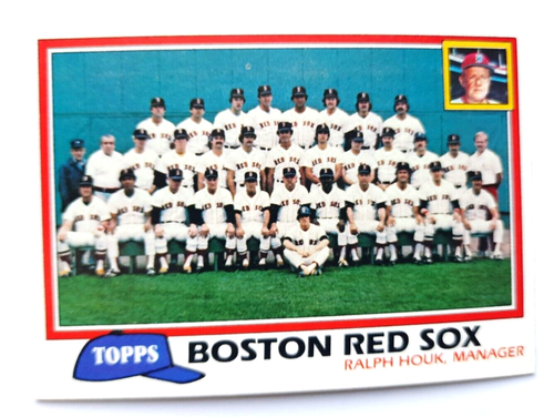 BOSTON RED SOX Team Card 1981 Topps #662 NM | eBay