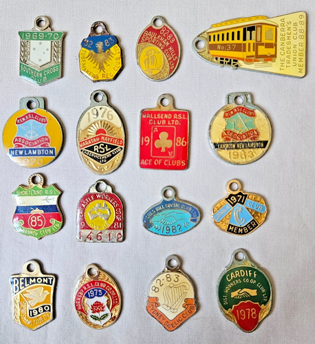 16 Vintage Different Club Members Badges RSL Etc | eBay