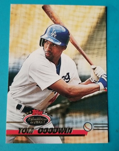 1993 Topps Stadium Club Baseball #446 Tom Goodwin - Los Angeles Dodgers ...