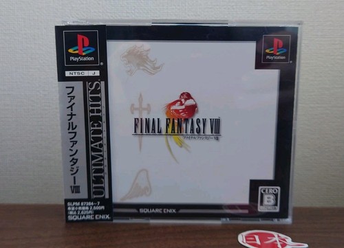 RARE Final Fantasy VIII FF8 ULTIMATE HITS PlayStation 1 PS1 + SILVER ...