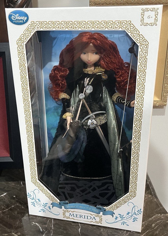 NEW Disney Store Limited Edition Merida 17 inch Doll Pixar Brave | eBay