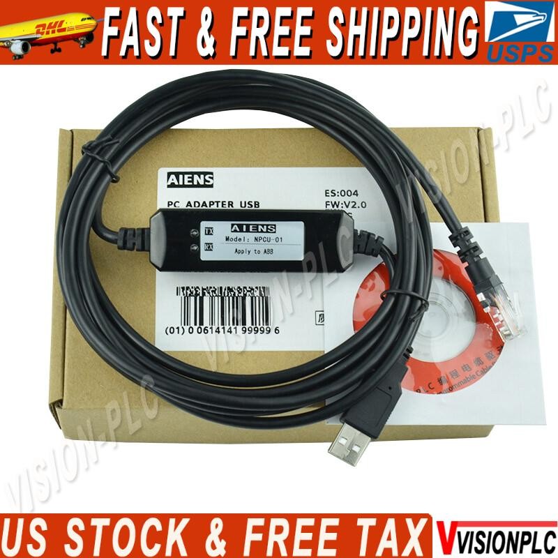 1pc Cable For USB-NPCU-01 Debugging Cable USB Download Cable ABB | eBay