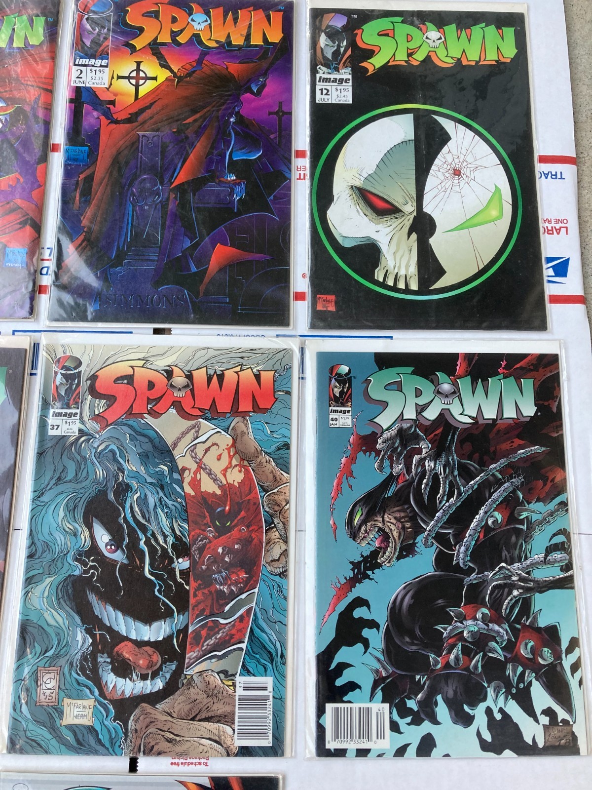 Spawn Image Comic Book Lot Of 7 #1 #2 #12 #28 #37 #40 #73 (1992) Todd McFarlane | eBay
