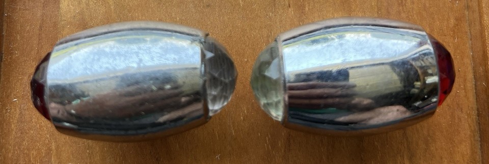 2 WHIZZER MOTOR BIKE PACEMAKER SPORTSMAN AMBASSADOR REAR LICENSE PLATE ...