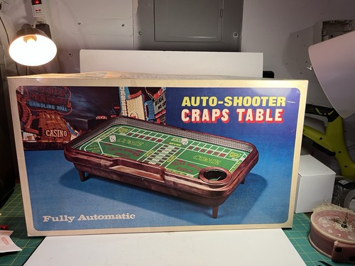 Vintage Waco Auto-Shooter Craps Table Automatic Dice Roller Complete ...