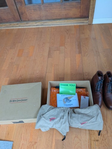 Red Wing Heritage Williston 9435 Teak Featherstone Leather Mens Boots ...