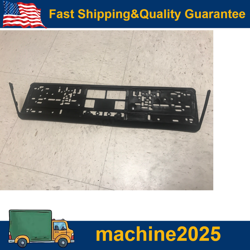 Universal Euro License Plate Tag Holder Mounting Adapter Bumper Frame ...