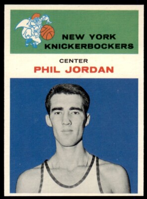 Near-Mint+++ 1961 Phil Jordan Fleer Basketball Card #24/Knicks | eBay