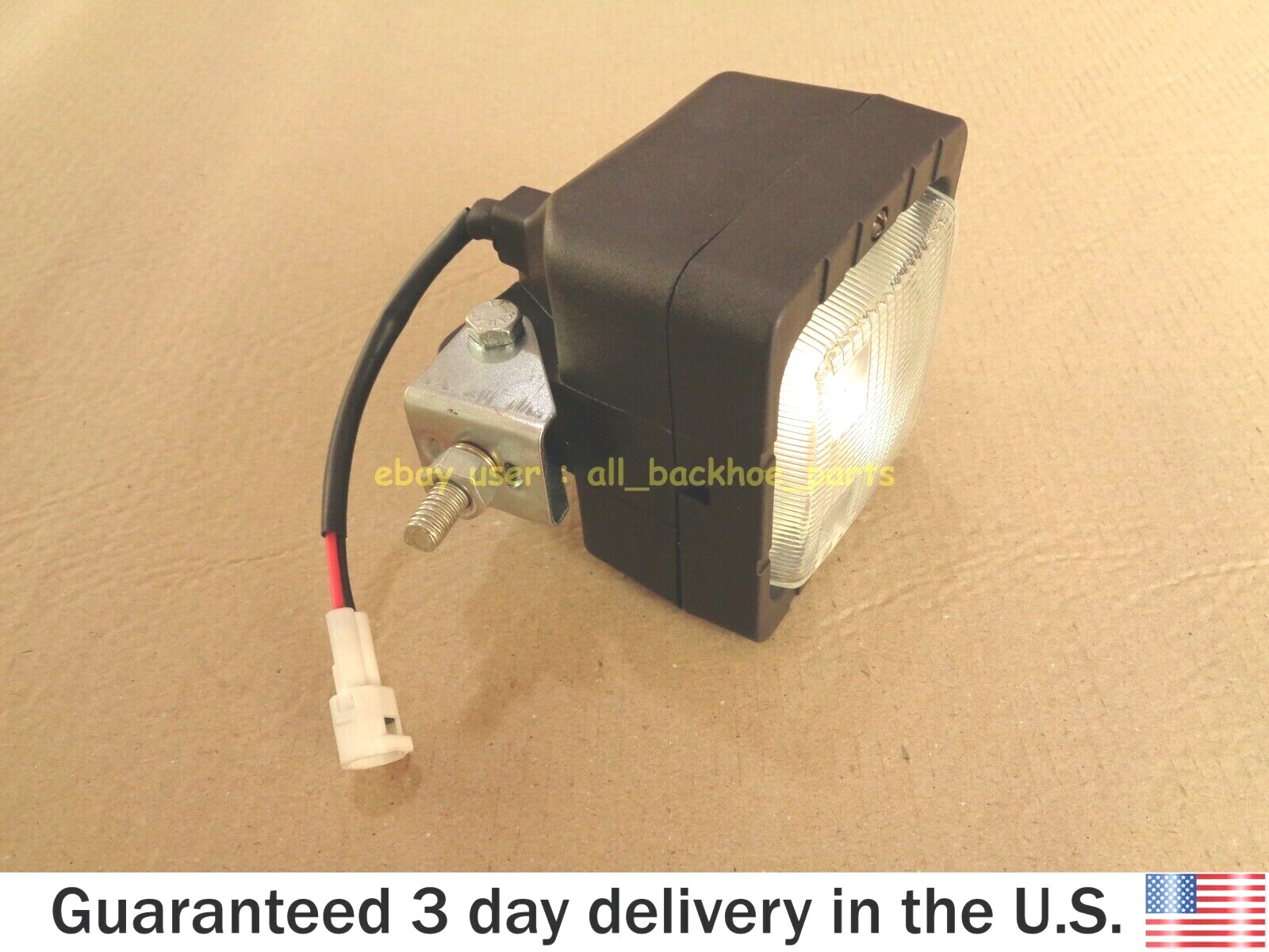 JCB BACKHOE - WORKING LIGHT ASSEMBLY 12V WITH BULB (PART NO. 700/50029 ...