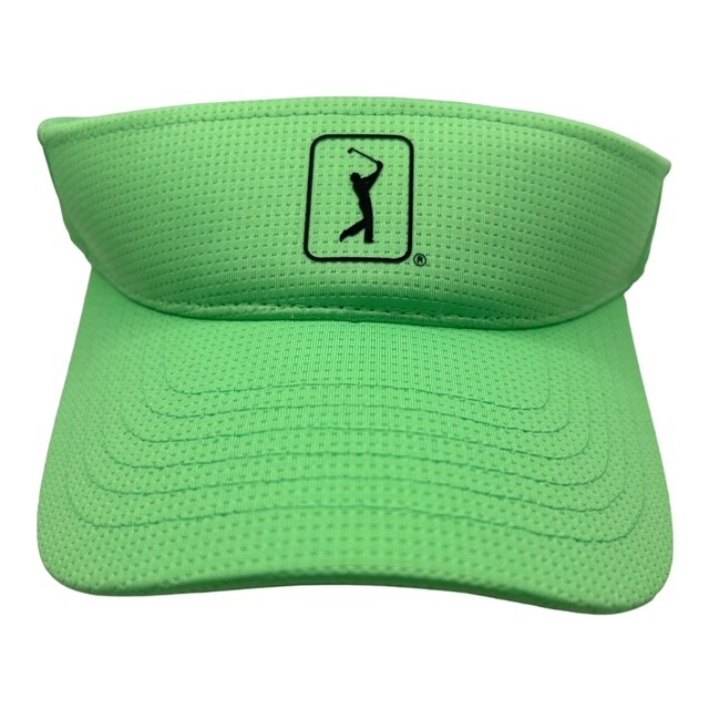 PGA Tour AIRFLUX Fairway Mesh Golf Visor Green Orange Blue Adjustable ...