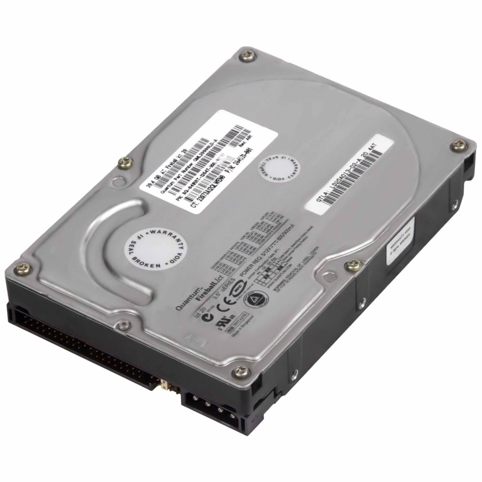 QML20000LD-A Disque Dur HDD Ide 20GB 3,5 " Pata Eide Ultra Ata ...