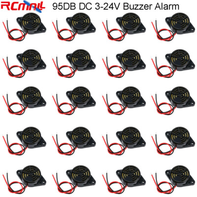 SFM-27 95DB Active Buzzer Alarm DC 3-24V Beep Continuous Sound 30x15mm ...