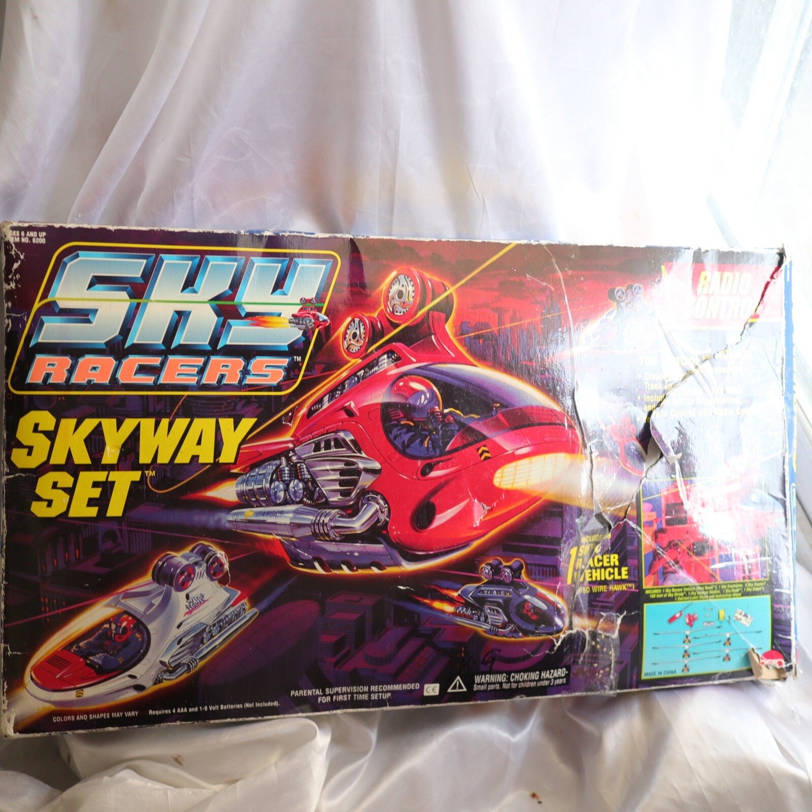 Vintage 1996 Sky Racers Super Skyway Set Cap Toys NEW In Open Box 99% ...