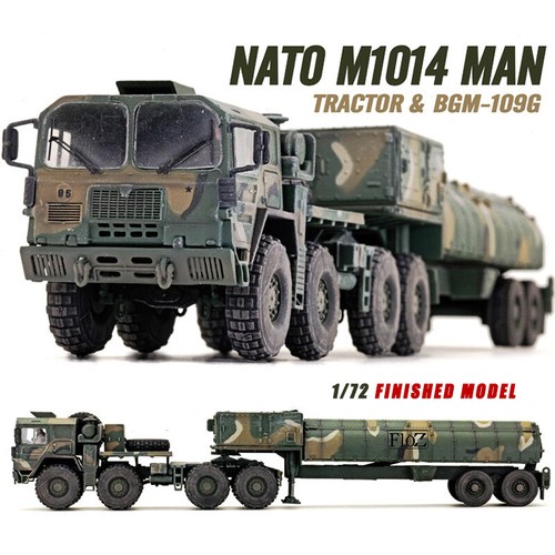 NATO M1014 MAN TRACTOR & BGM-109G 1:72 Finished trailer Model MODEL ...