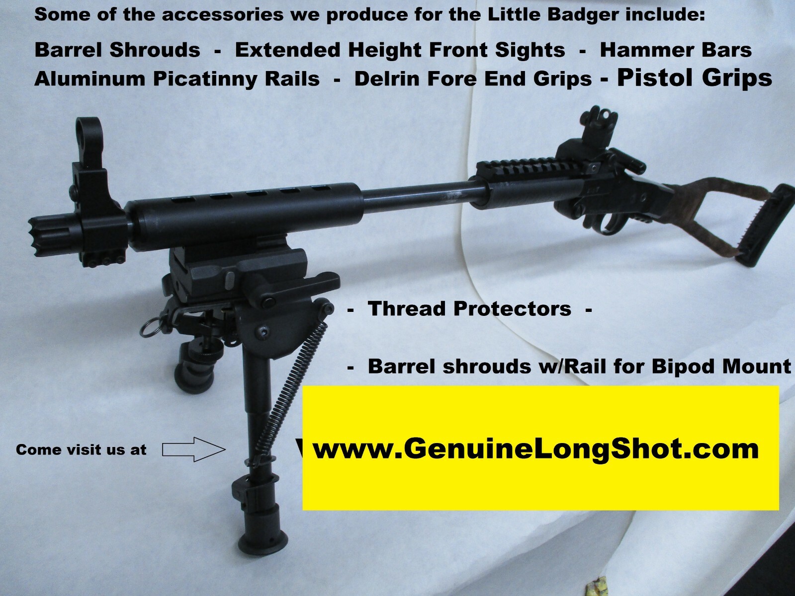 Little Badger Brass THREAD PROTECTOR Aggressive VIPER Design! LongShot ...