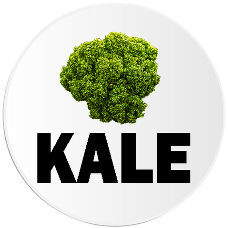 Kale - Circle Sticker Decal 3 Inch - Vegetable Veggie | eBay