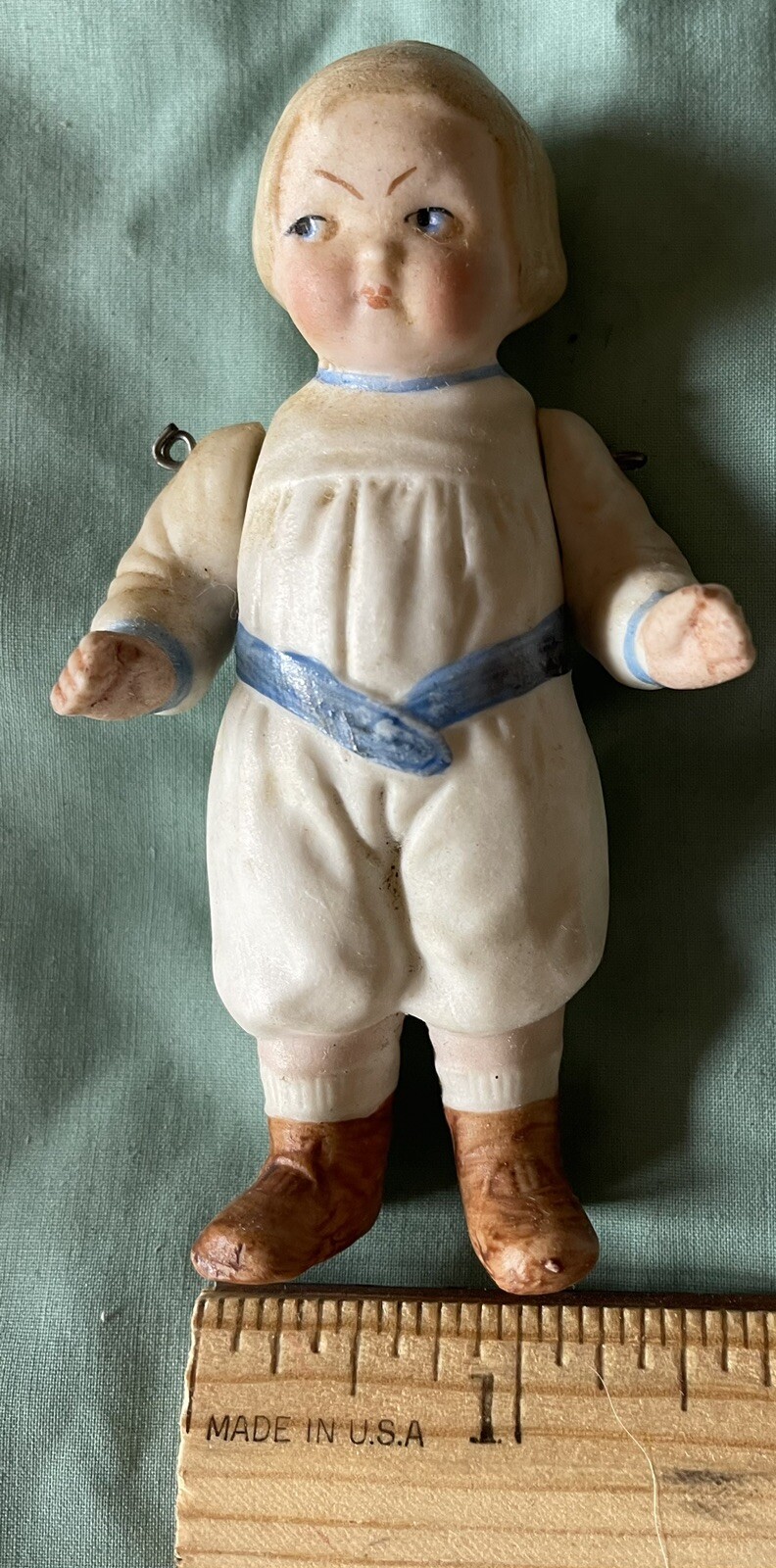 Vintage German Hertwig Bisque Doll, Wired Jointed Arms C. 1910 | eBay