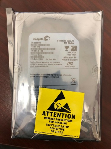 Seagate ST3750640AS Barracuda 7200 RPM 750GB Internal 3.5" SATA HDD ...