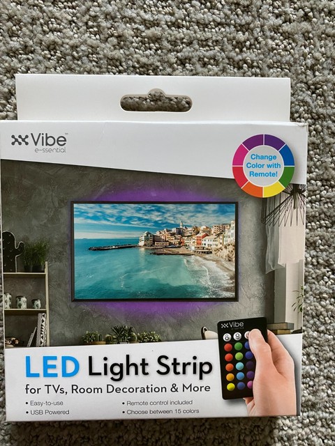 2 X RGB LED Light Strip Multi-color 39 Inch W Remote VIBE E-ssential ...