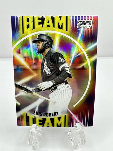 2022 Topps Stadium Club Chrome Luis Robert Beam Team #BT-23 White Sox ...