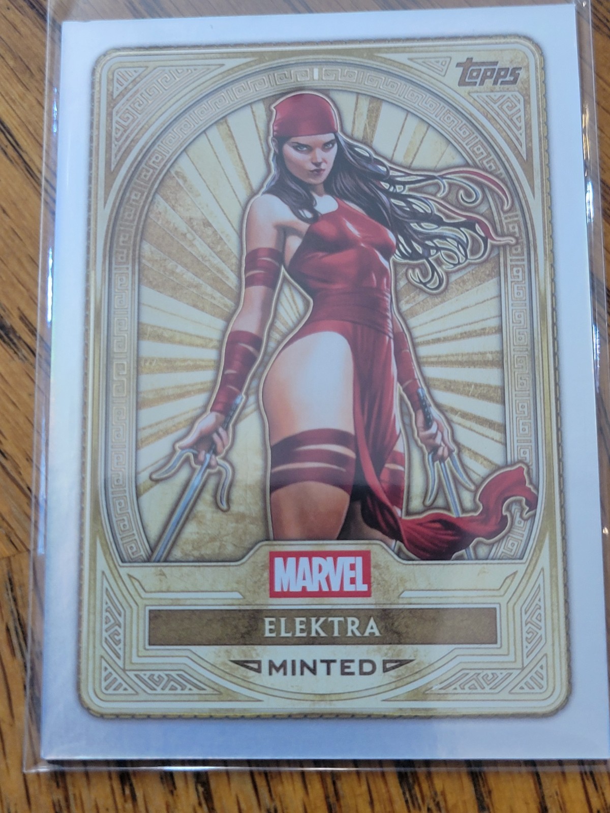 SDCC 2025 Exclusive Topps Marvel Mint Elektra Gold Base card | eBay