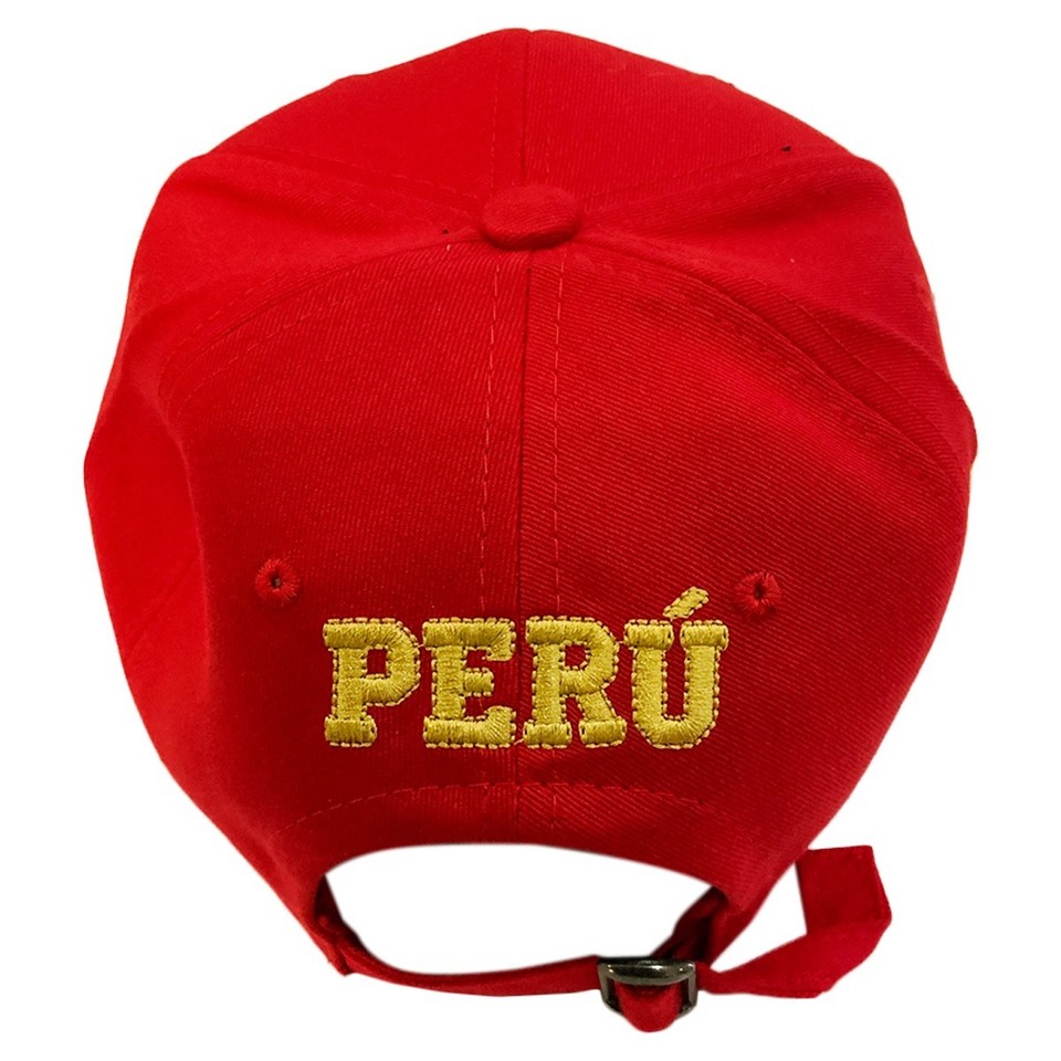 NEW PERU EMBROIDERY COAT OF ARMS SHIELD MEN'S ADJUSTABLE STRAPBACK ...
