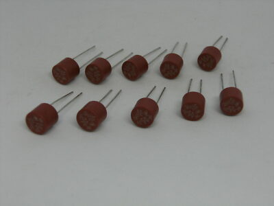 10x Round Slow Blow Fuse 382 Series Plastic Shielded DIP PCB Board ...
