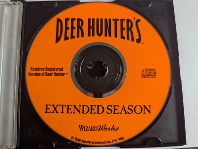 Deer Hunter's Extended Season Expansion Add-On PC CD-ROM 1998 DISC ONLY ...