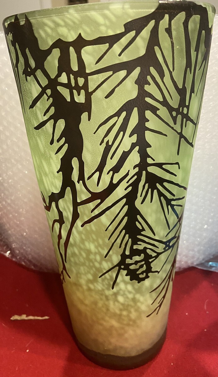 Charles Schneider Two Glass Vases