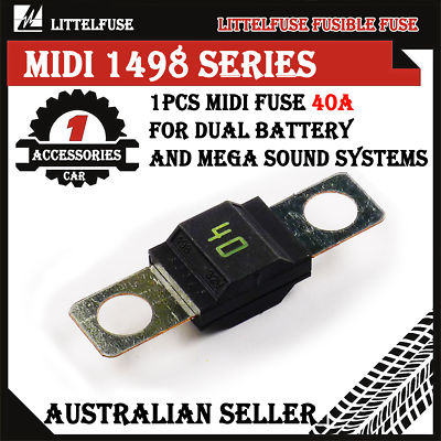 1pcs 40A AMP MIDI FUSES FOR DUAL BATTERY AND MEGA SOUND SYSTEMS AU ...