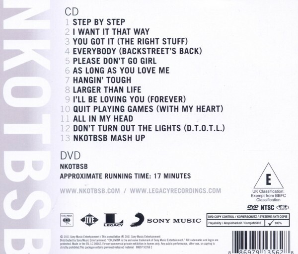 NKOTBSB "NKOTBSB" CD+DVD BACKSTREET BOYS NEW! 886979135628 | eBay