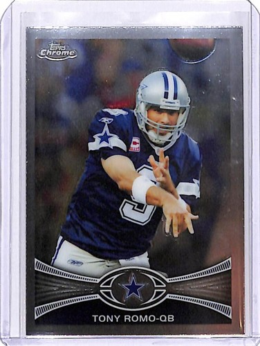 2012 Topps Chrome #63 Tony Romo Football Card Dallas Cowboys NM-MT ID ...