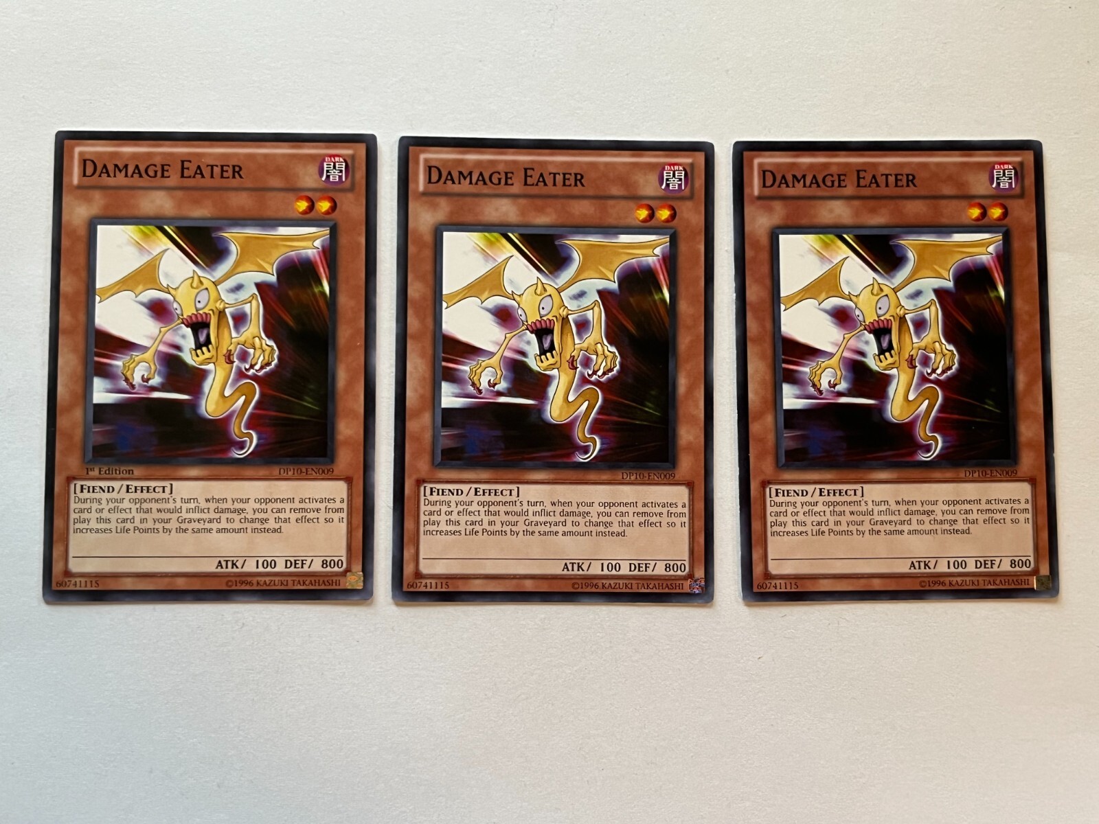 3 Damage Eater DP10-EN009 3 x3 Yugioh Yu Gi Oh! Playset Mixed | eBay