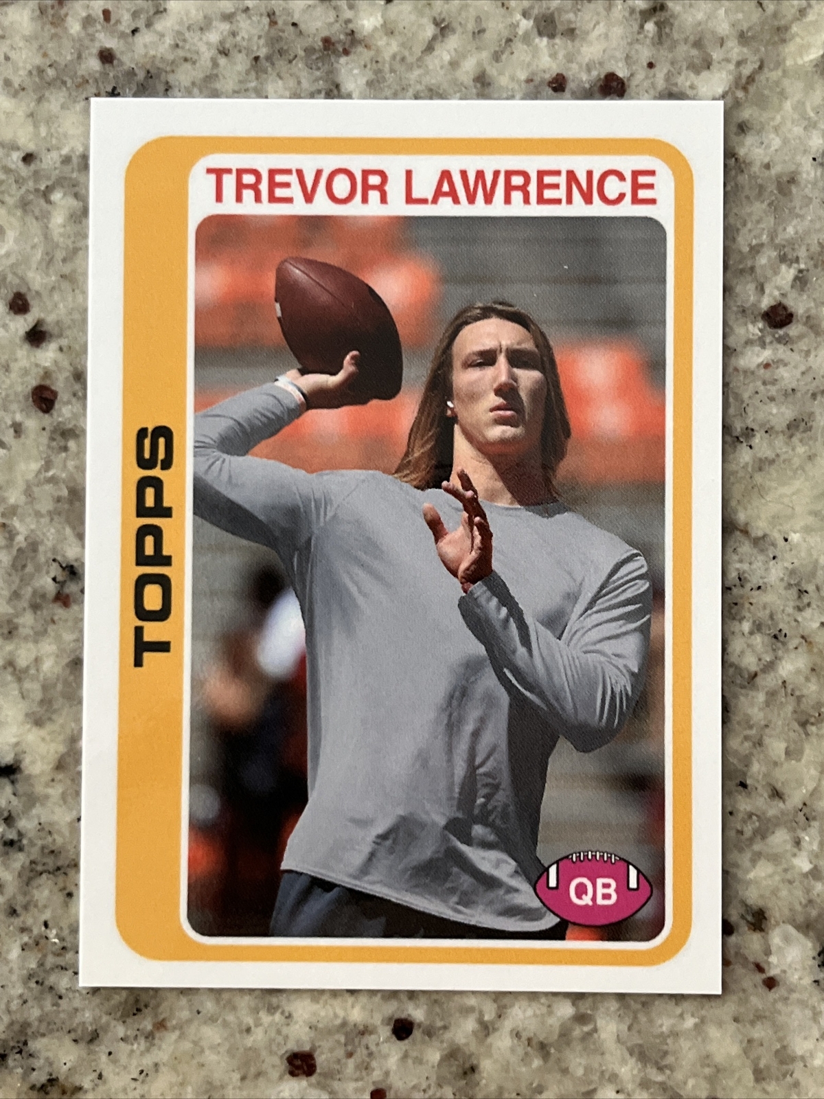 2021 Topps Trevor Lawrence Rookie Card RC - #18 1978 Topps Football B3 ...