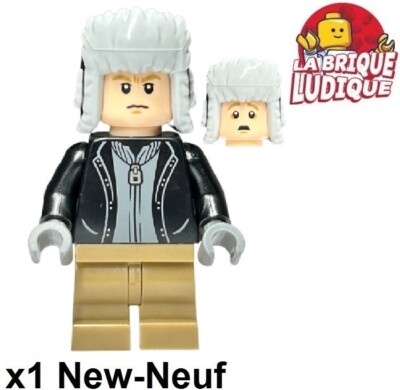 Lego Figurine Minifig Harry Potter Draco Malfoy Black Ushanka Hat ...