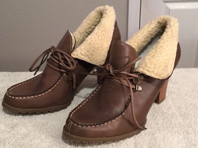 RUFF HEWN Willow Brown Boots. 3.5” Heels. Size 9M. NEW. | eBay