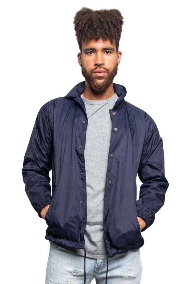 New Men's Waterproof Windbreaker Coach Jacket Outerwear Jacket - WV6001 ...