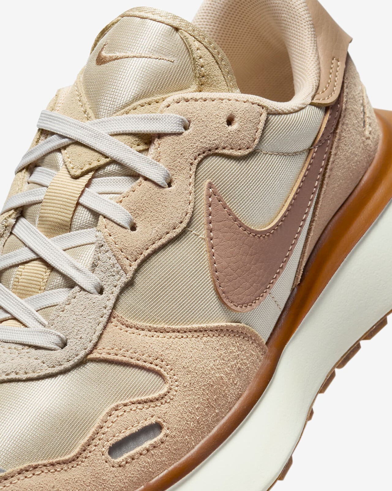New Nike Women's Phoenix Waffle Shoes - Sanddrift (FD2196-102) | eBay