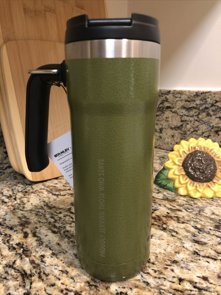 NEW Stanley Green Starbucks Military Commitment Metal 20 Fl. Oz Travel ...