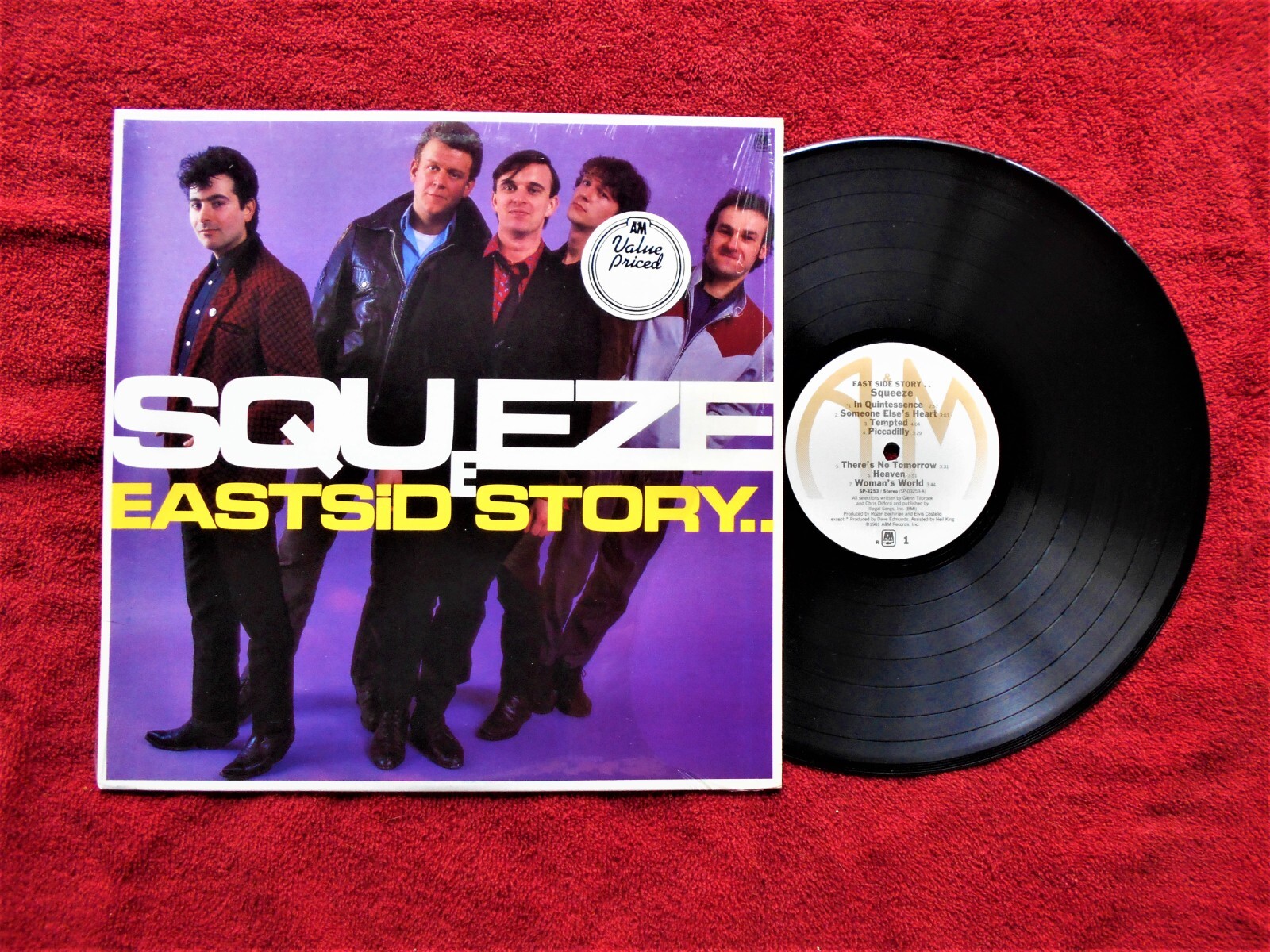 SQUEEZE EAST SIDE STORY LP WITH SHRINK PAUL CARRACK | eBay