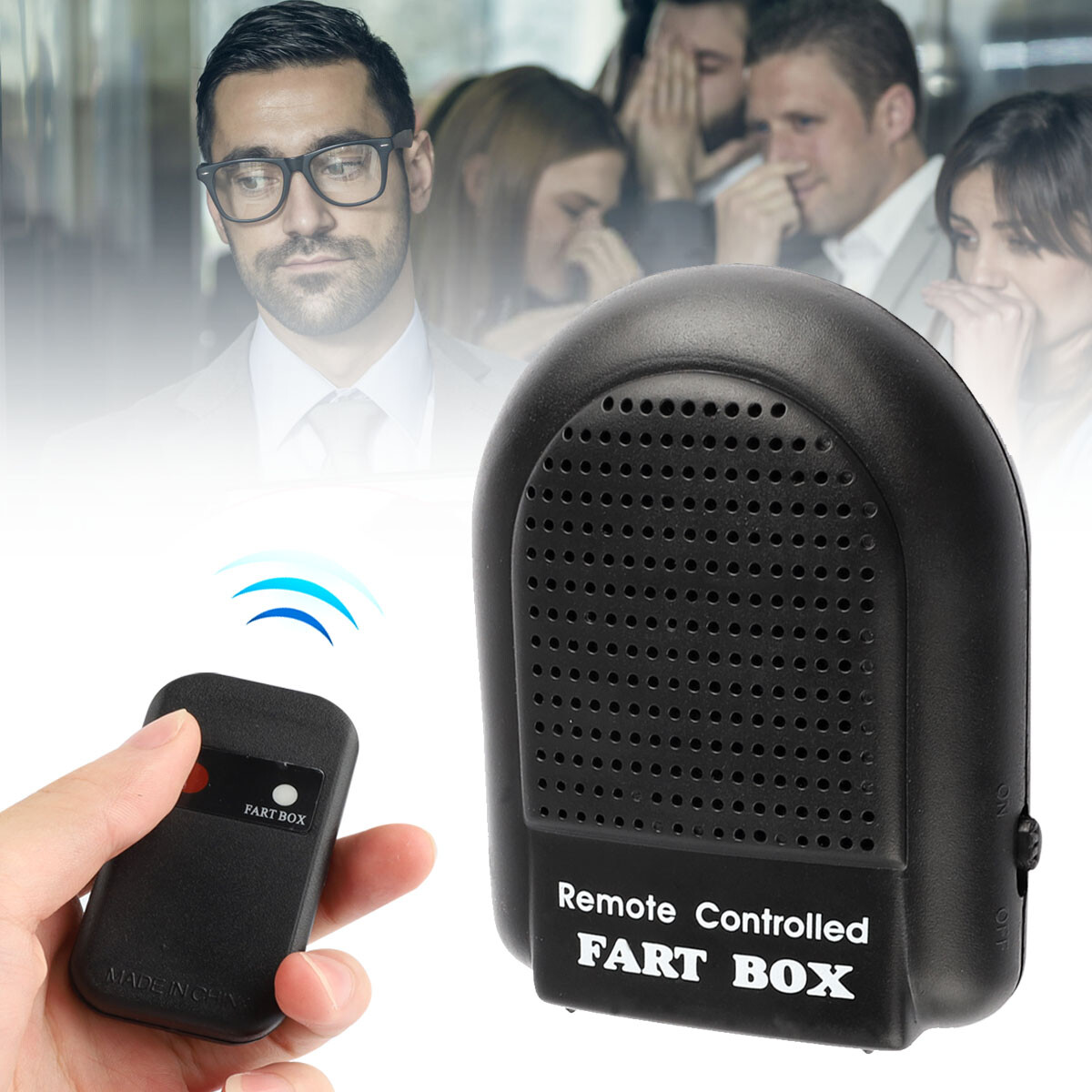 Electronic Fart Box Machine Remote Controlled Prank Joke Fun Fart ...