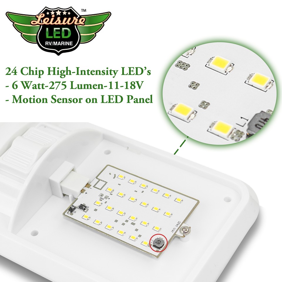 12V RV LED Interior MOTION SENSOR light/cupboard,cabinet, closet or ...