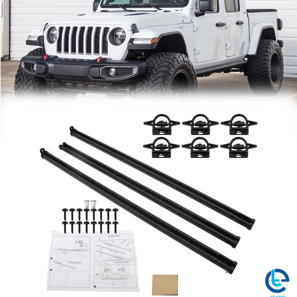 For 2020-2023 Jeep Gladiator JT Utility Bed Sid 82215956 Rails Trail ...