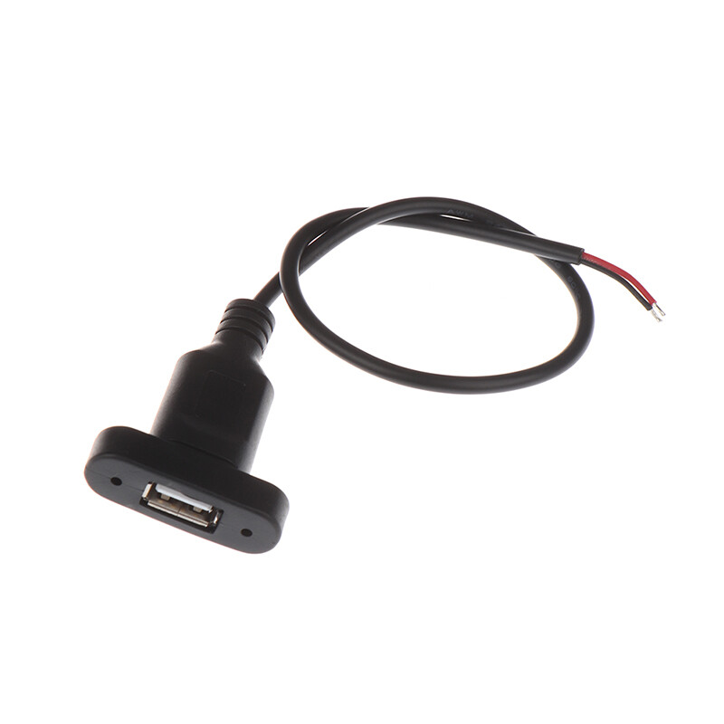 USB Type A Power Port Female Jacks Connector DIY Charging Socket USB-A ...