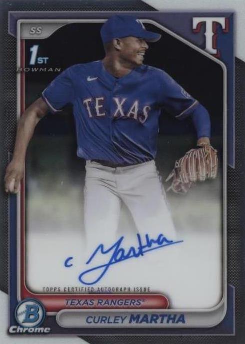 2024 Bowman Chrome - Prospect Autographs Curley Martha #CPA-CM (AU, RC ...