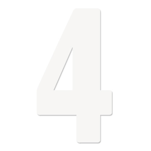 FACTORY EFFEX 896338 FX 2015 NUMBERS PRO 7" WHITE 4 | eBay